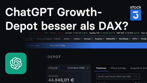 🤖 Kann das ChatGPT Growth-Depot den DAX nach 2 Monaten outperformen? | stock3