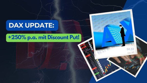 DAX Update: +250% p.a. mit Discount Put! | stock3